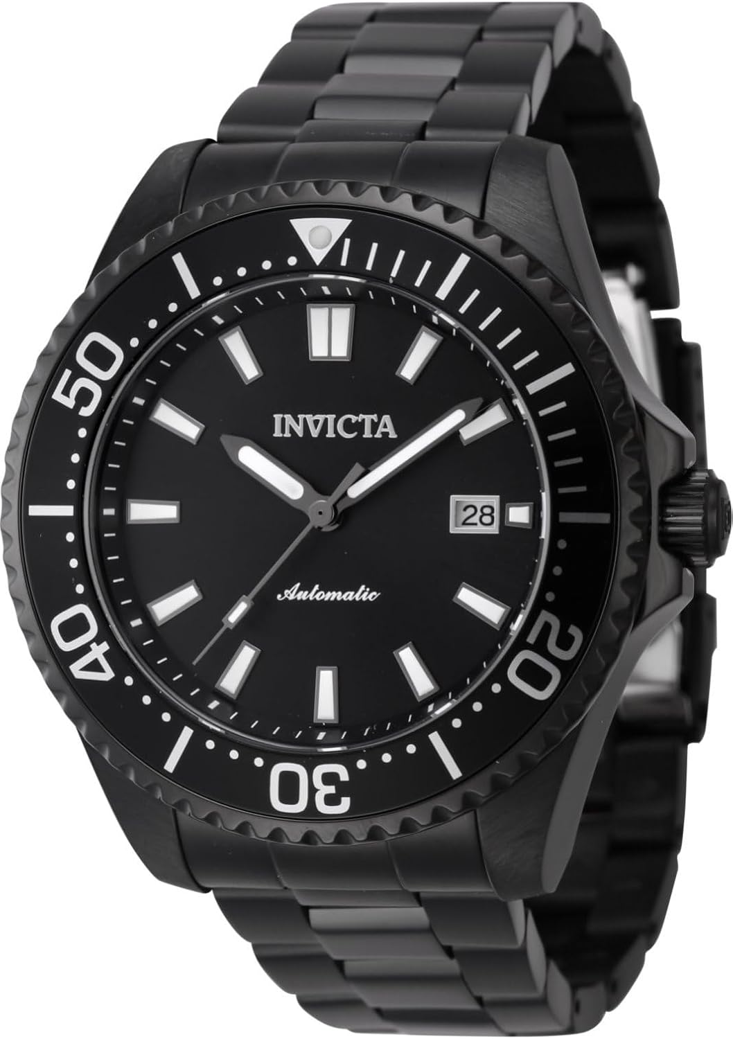 Amazon.com: Invicta Pro Diver Men 47mm Stainless Steel Black Black dial ...