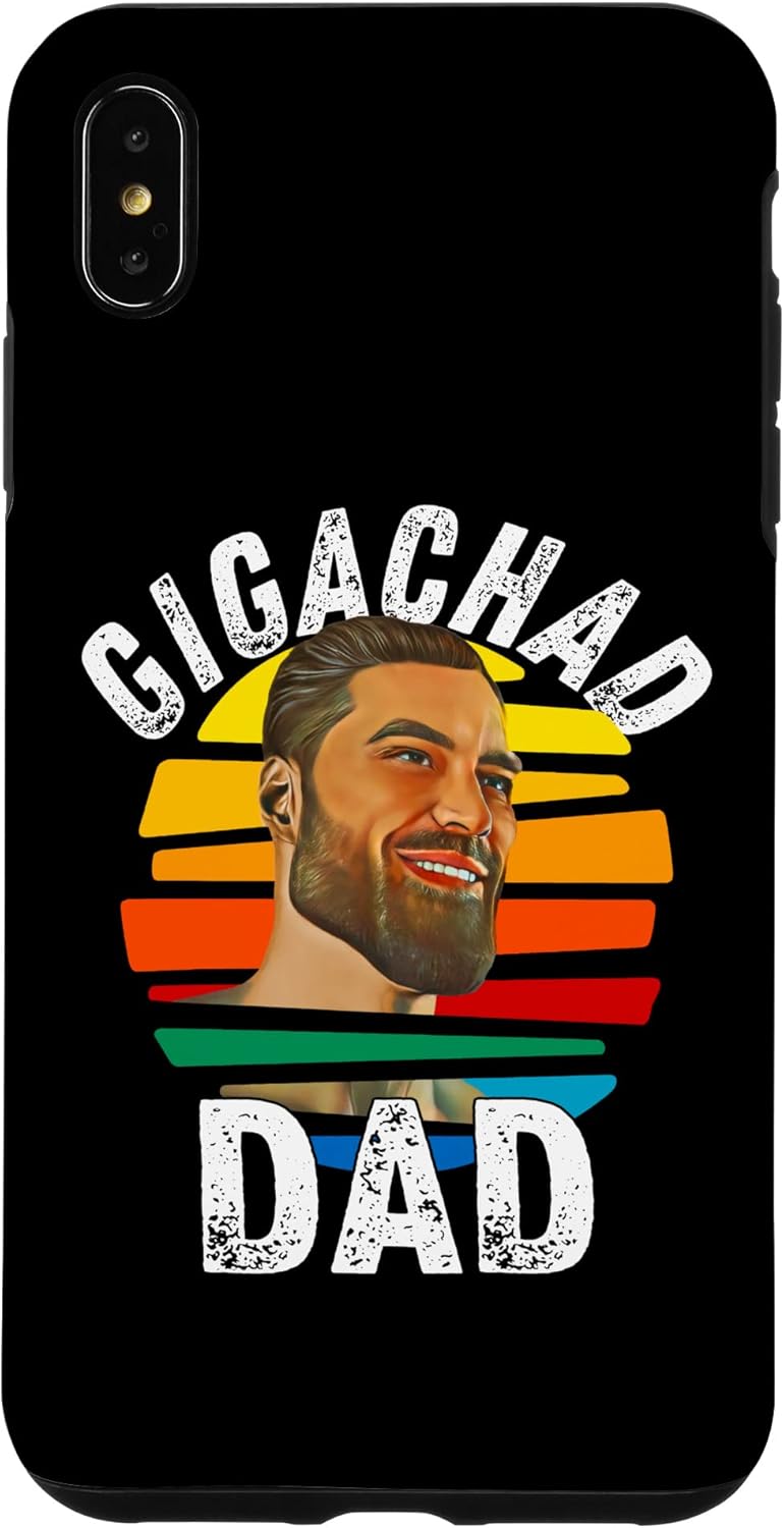Amazon.com: iPhone XS Max Gigachad Dad Meme Giga Chad Alpha Male Sigma ...