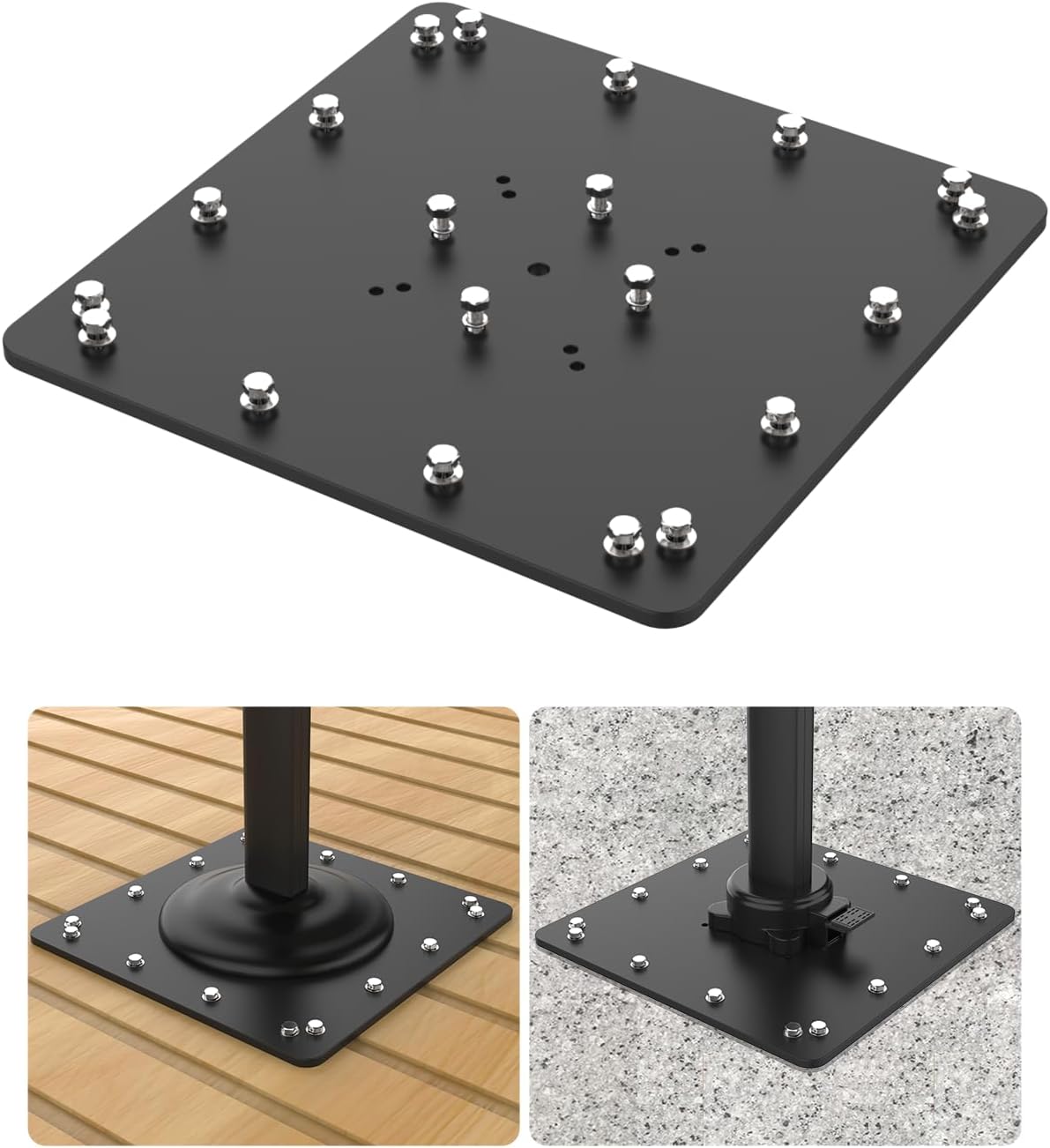 Amazon.com : YINGDIKE Offset Patio Cantilever Umbrella Base - Space ...