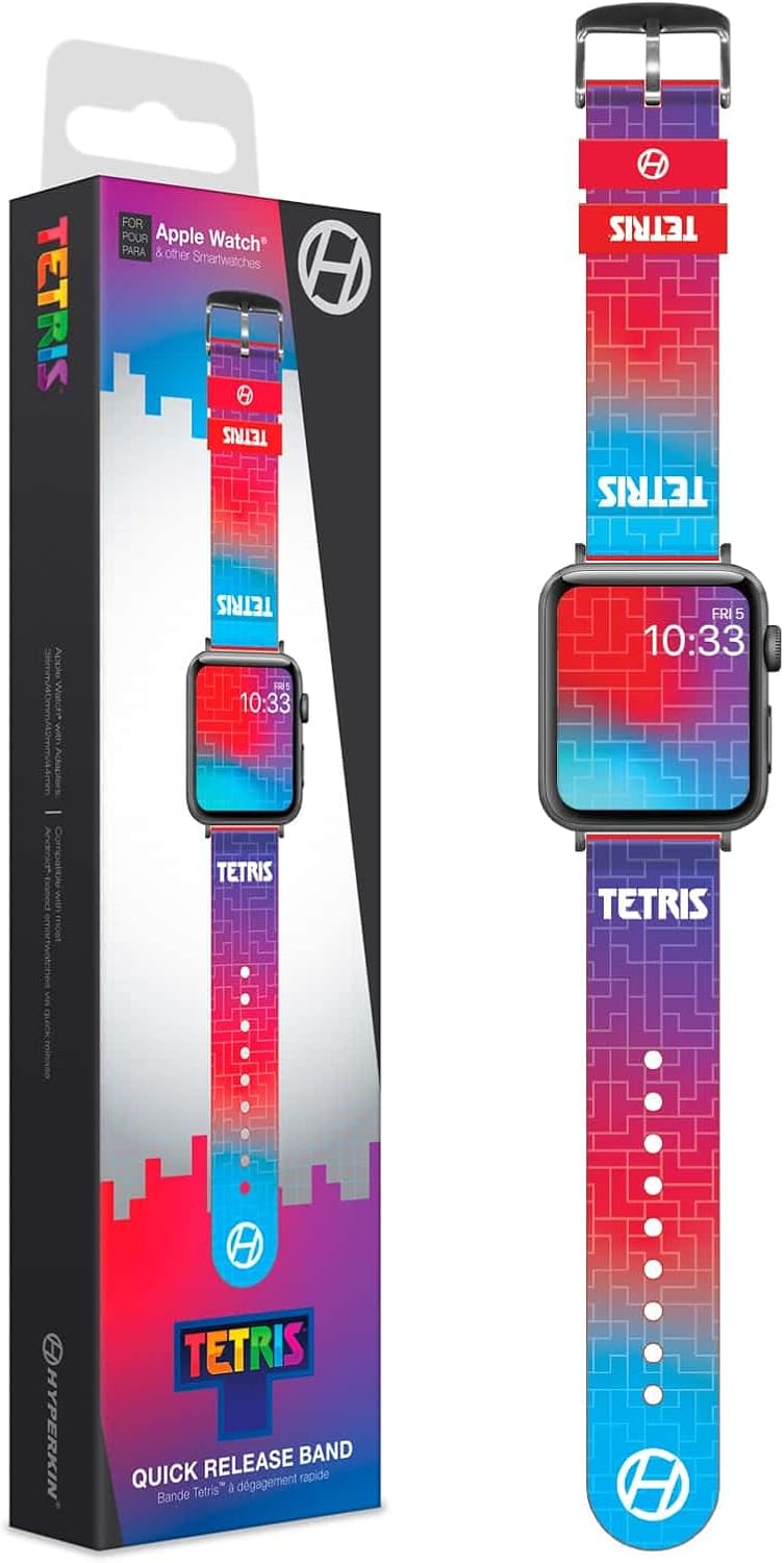 Amazon.com: Hyperkin Official Tetris® Quick Release Watch Band for ...