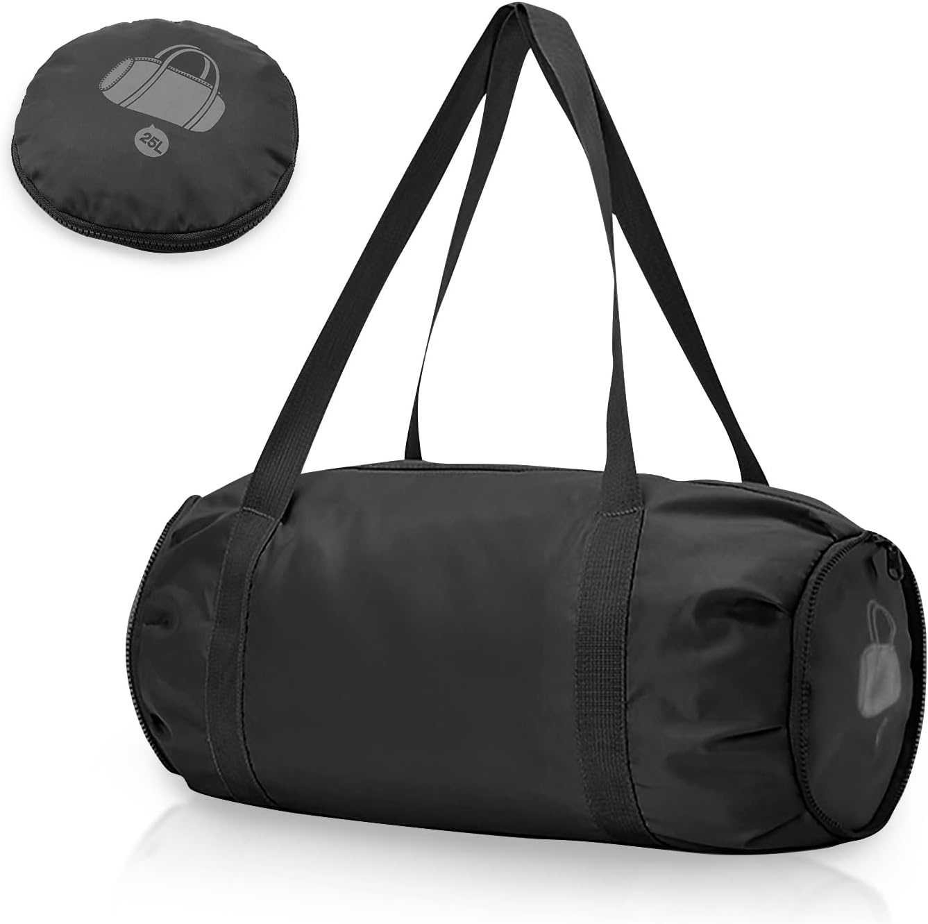 Amazon.com | Foldable Sports Gym Bag with Wet Dry Pocket, Ultralight ...