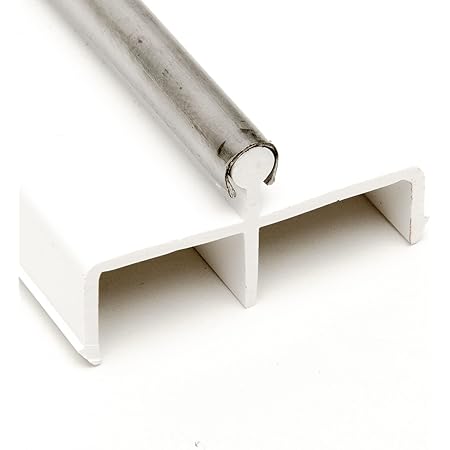 Amazon.com: Sliding Glass Patio Door Track - Length: 96" - Color: White ...