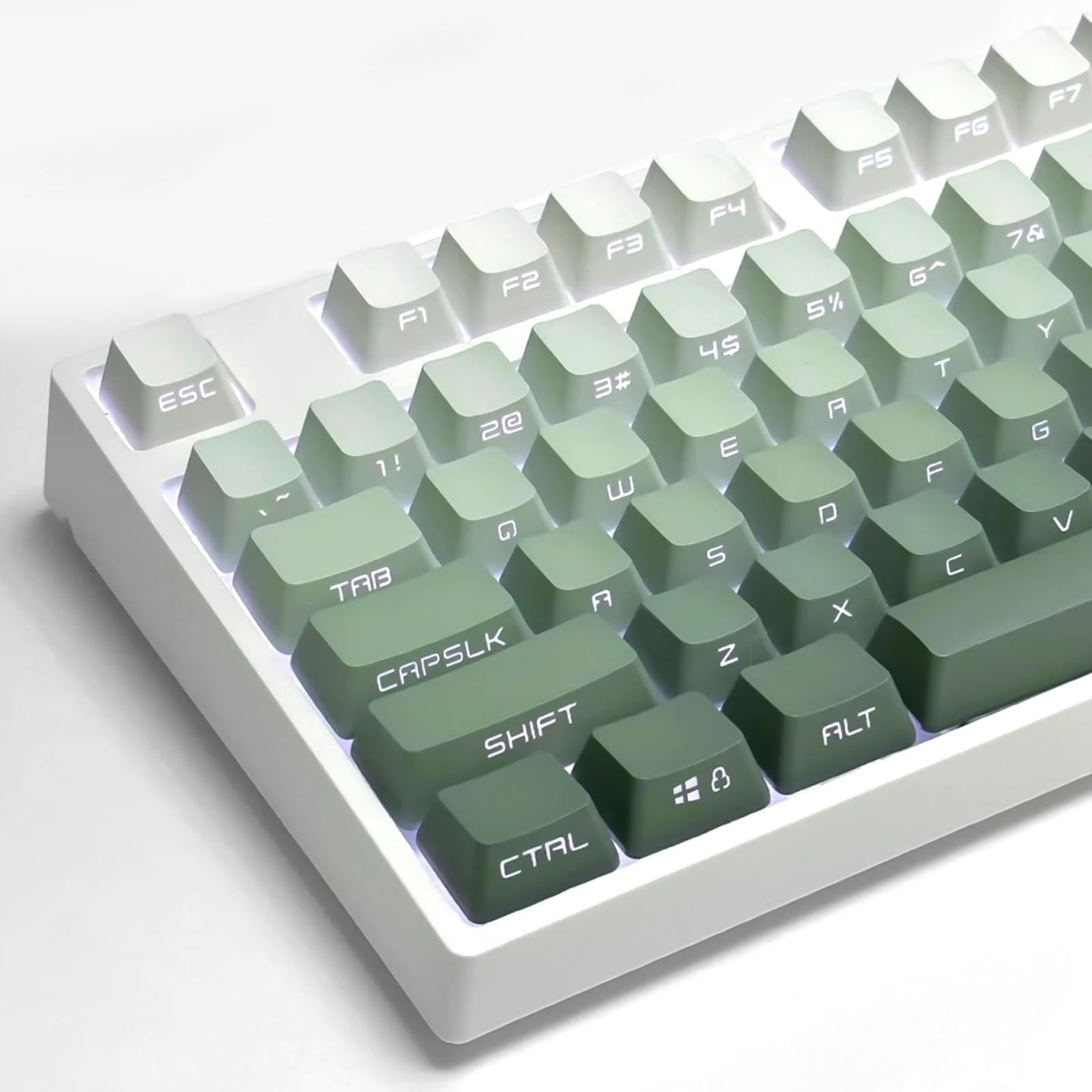 Amazon.com: XVX Shine Through Keycaps - Side Print Keycaps, PBT Double ...