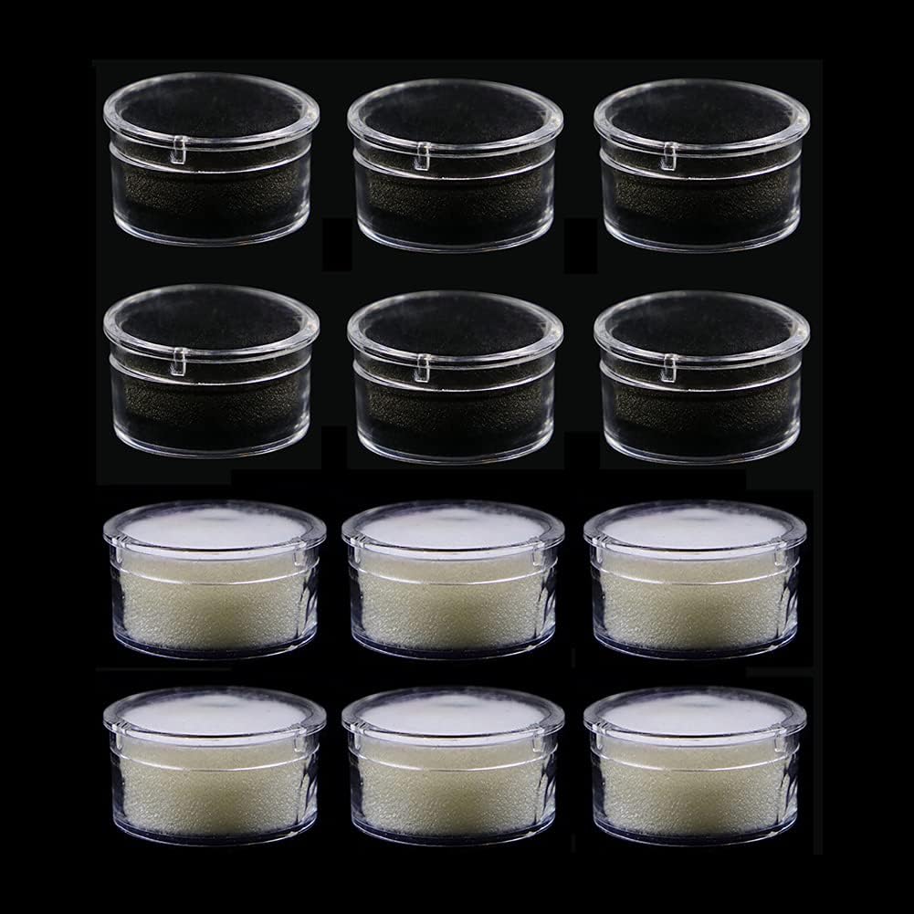 Amazon.com: CHGCRAFT 20Pcs 2 Colors Mini Round Stone Box Small Loose ...