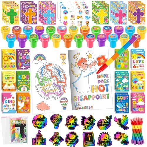 Amazon.com: BenLouis Bible Party Favors Christian Inspirational Verses ...