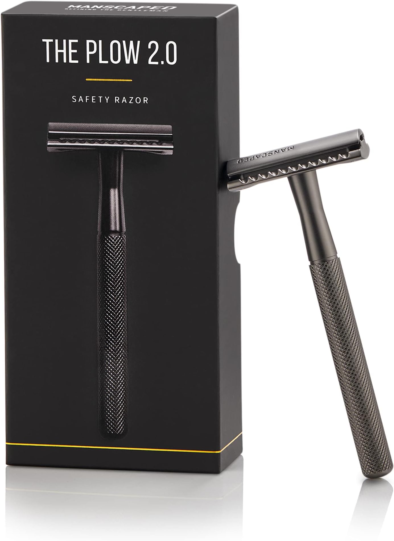 Amazon.com: MANSCAPED® The Plow® 2.0 Premium Single Blade Double-Edged ...