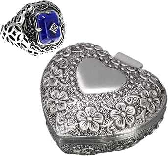 Amazon.com: Lapis Lazuli Silver ring for women ~ TVD Caroline Forbes ...