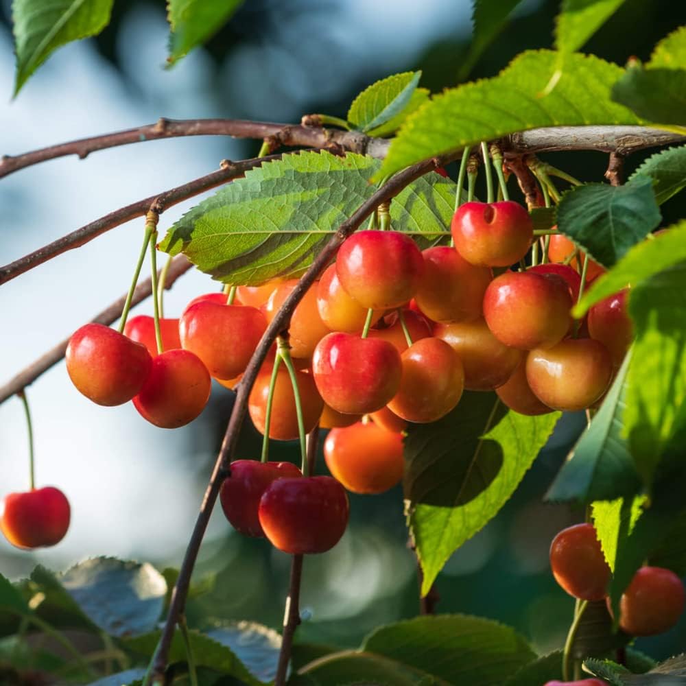 Amazon.com : Rain Cherry Tree Live Plant 4 to 5 Ft, Yellow Golden Live ...