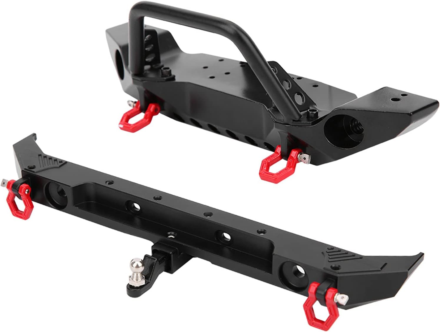 Front Bumper RC Front Rear Bumpers with LED Lights for Axial SCX10 ...
