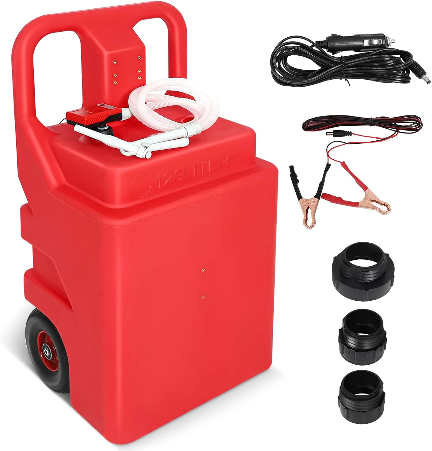 Amazon.com: 32 Gallon Portable Fuel Caddy Tank with 3.2GPM Automatic ...
