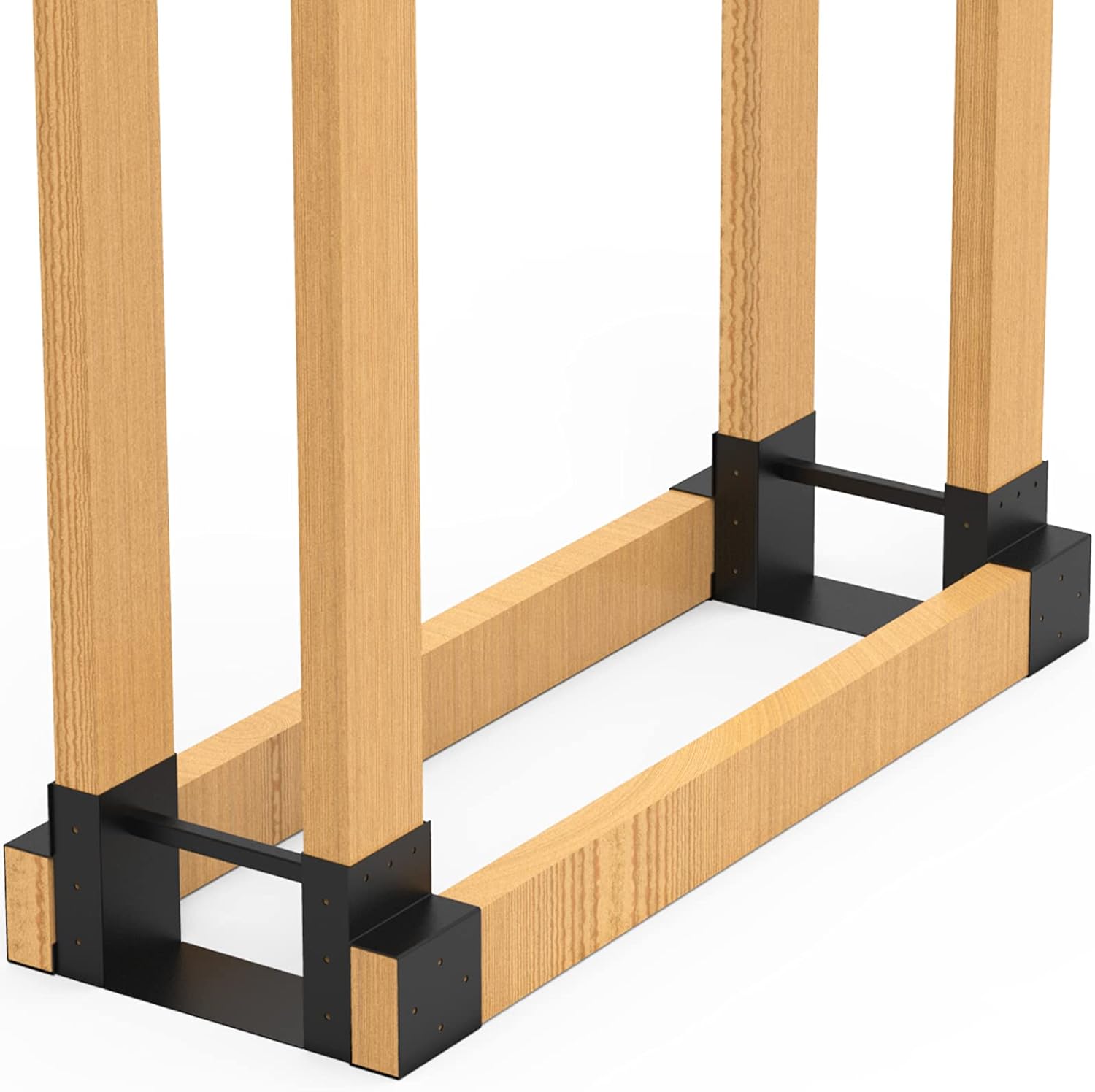 Amazon.com : Foozet Firewood Rack Outdoor with Wood Screws Log Rack ...