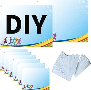 Amazon.com: UISKOOPW Tyvek Paper Race Bibs Running Numbers Track Bib ...