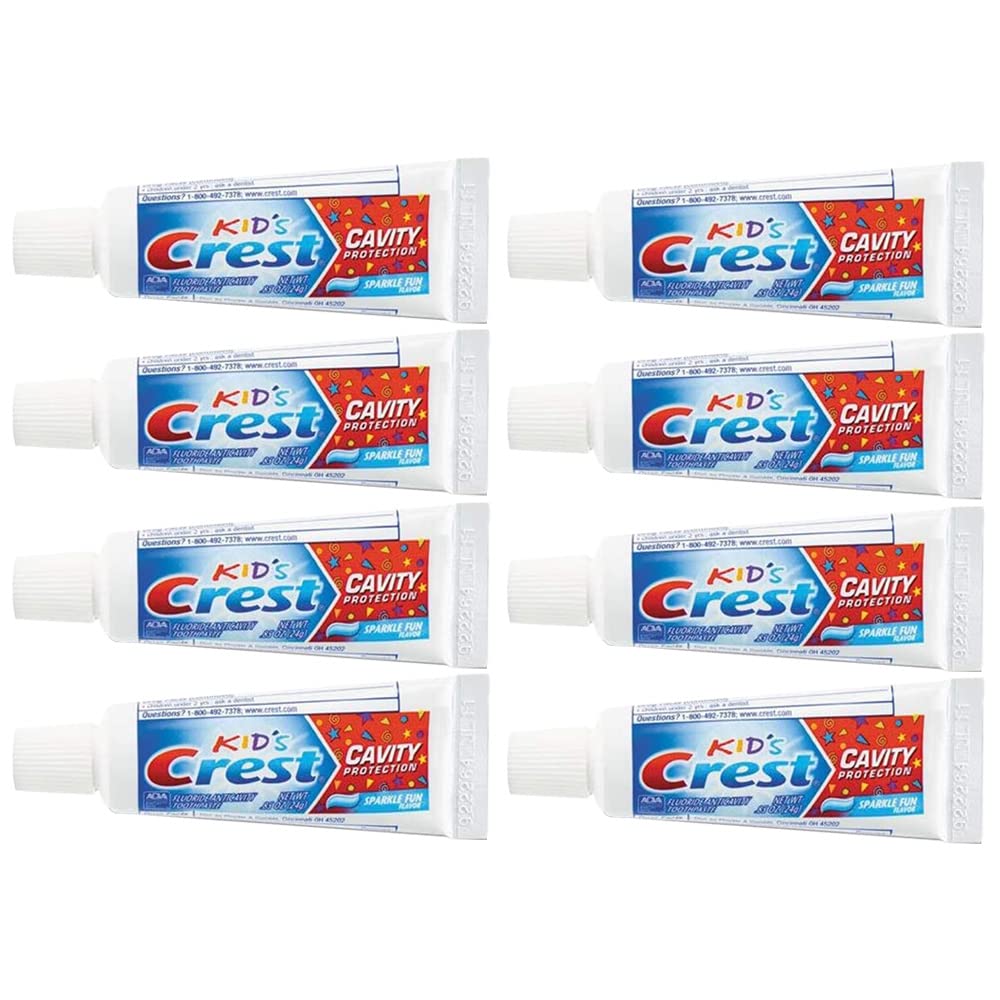 Kids Toothbrush And Crest Toothpaste