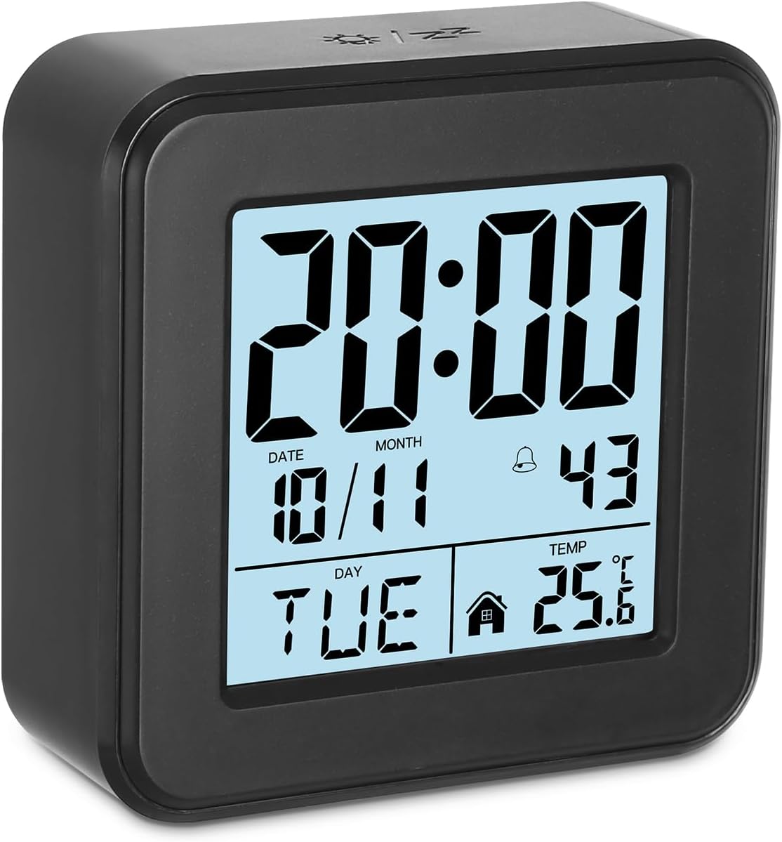 Amazon.de: TIDEVAN Mini Wecker Digital Digitaler Wecker Funkwecker ...