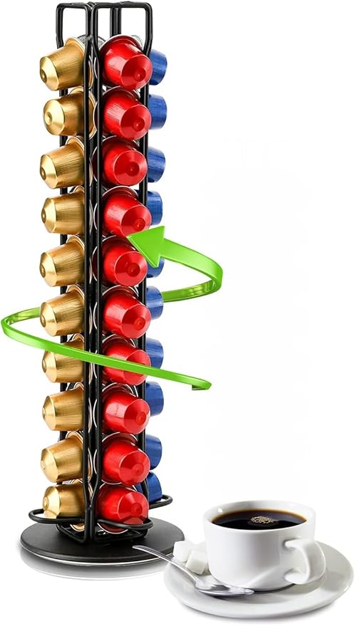 Sisliya Capsule Holder Rotatable for Coffee Pads, Capsule Stand ...