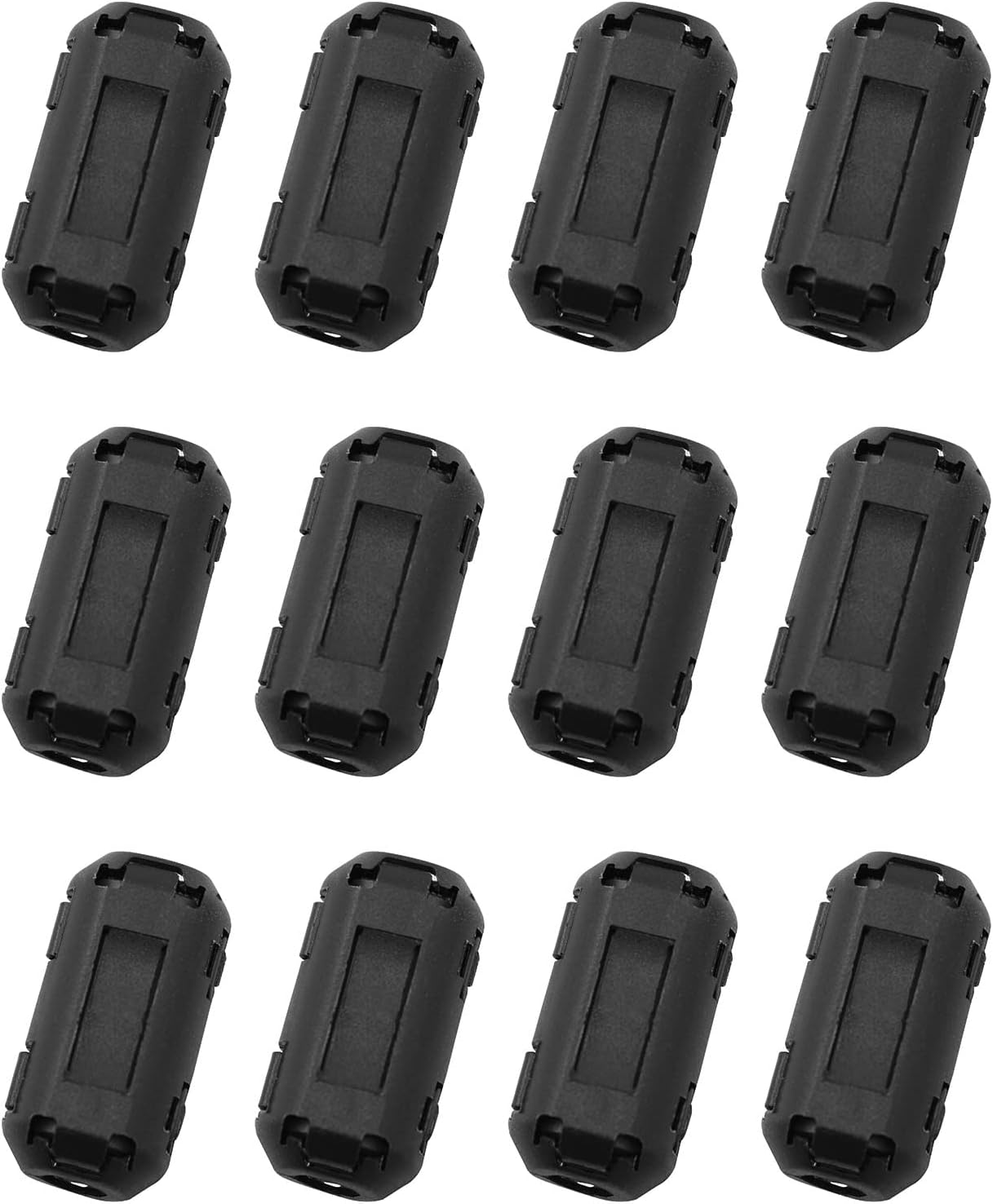 Amazon.com: Tamicy 60 Pieces Clip-on Ferrite Ring Core RFI EMI Noise ...