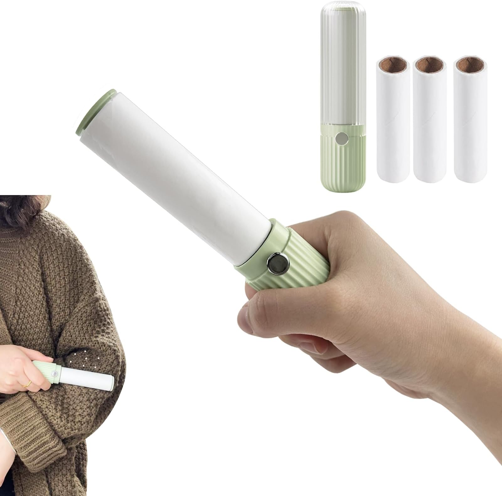 Amazon.com: Vacuum Style Lint Roller, Reusable Lint Roller for Clothes ...