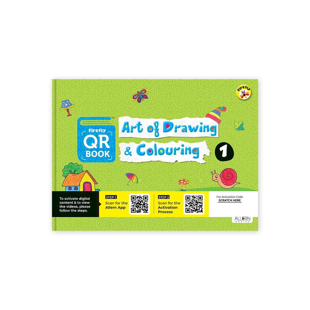 Buy CBSE Std. 1 QR Book - Art of Drawing & Colouring | Firefly ...