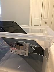 Amazon.com: Sterilite File Box, Stackable Storage Bin with Lid ...