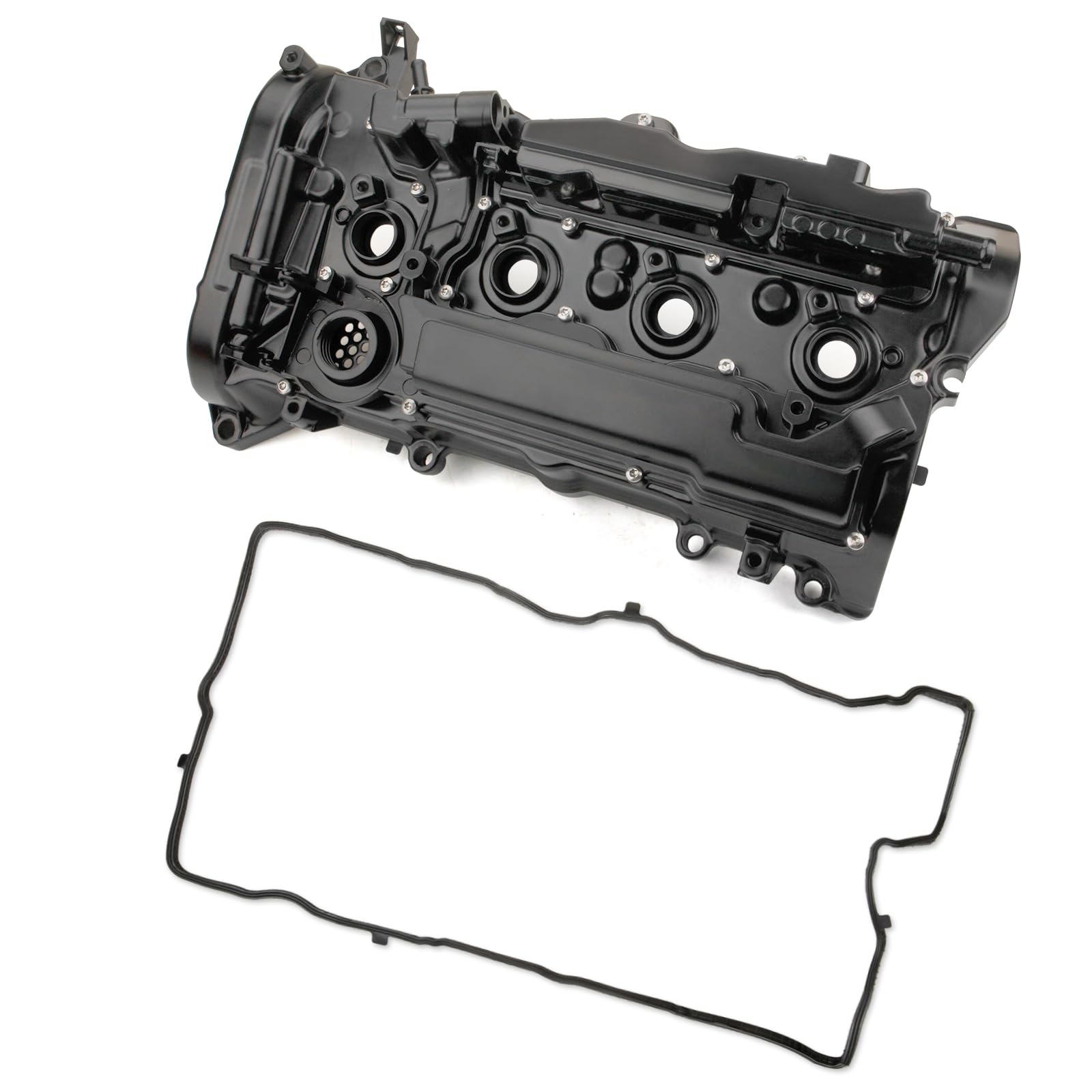 Upgraded Aluminum Valve Cover Kit with Gasket and Bolts Compatible with ...