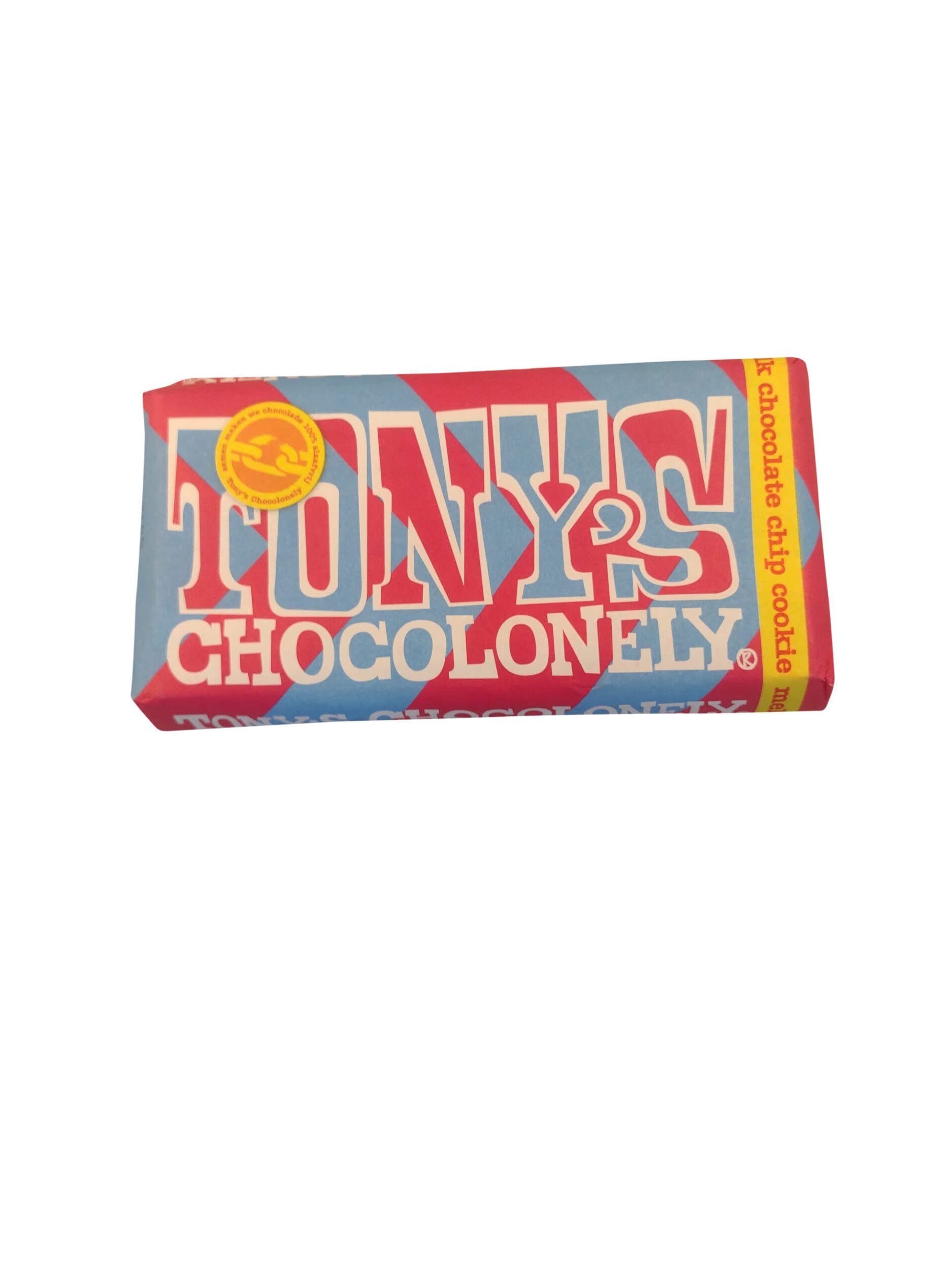 Tony's Chocolonely Milk Chocolate Chip Cookie 180g - 1 Pack : Amazon.co ...