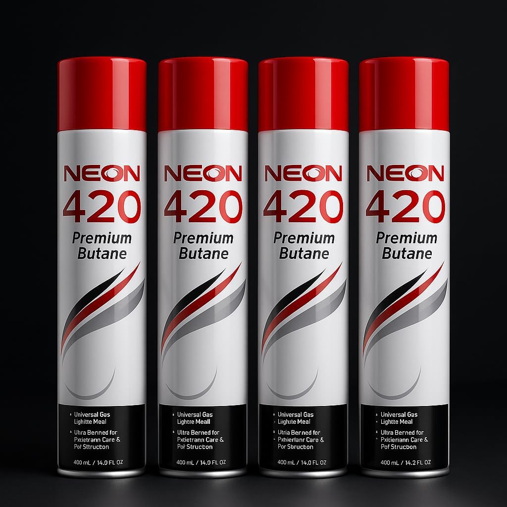 Amazon.com: Neon Premium Butane 11X – (420ML Each) – Ultra Refined ...