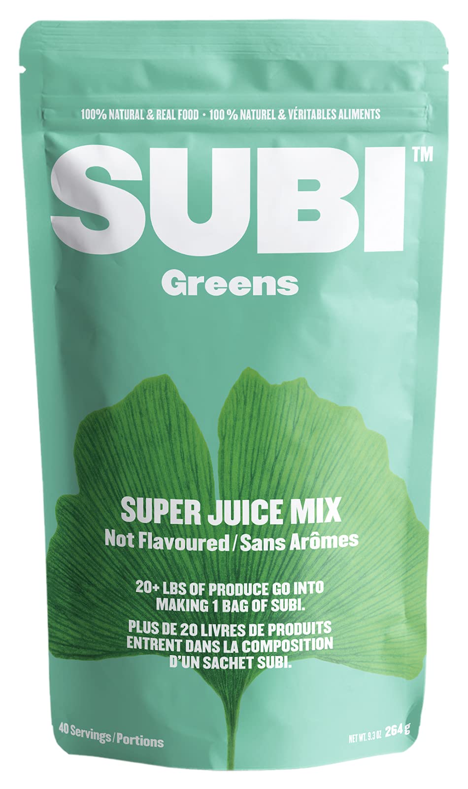 SUBI RAW Greens Superfood Powder NOT FLAVOURED DAILY VEGETABLE ...