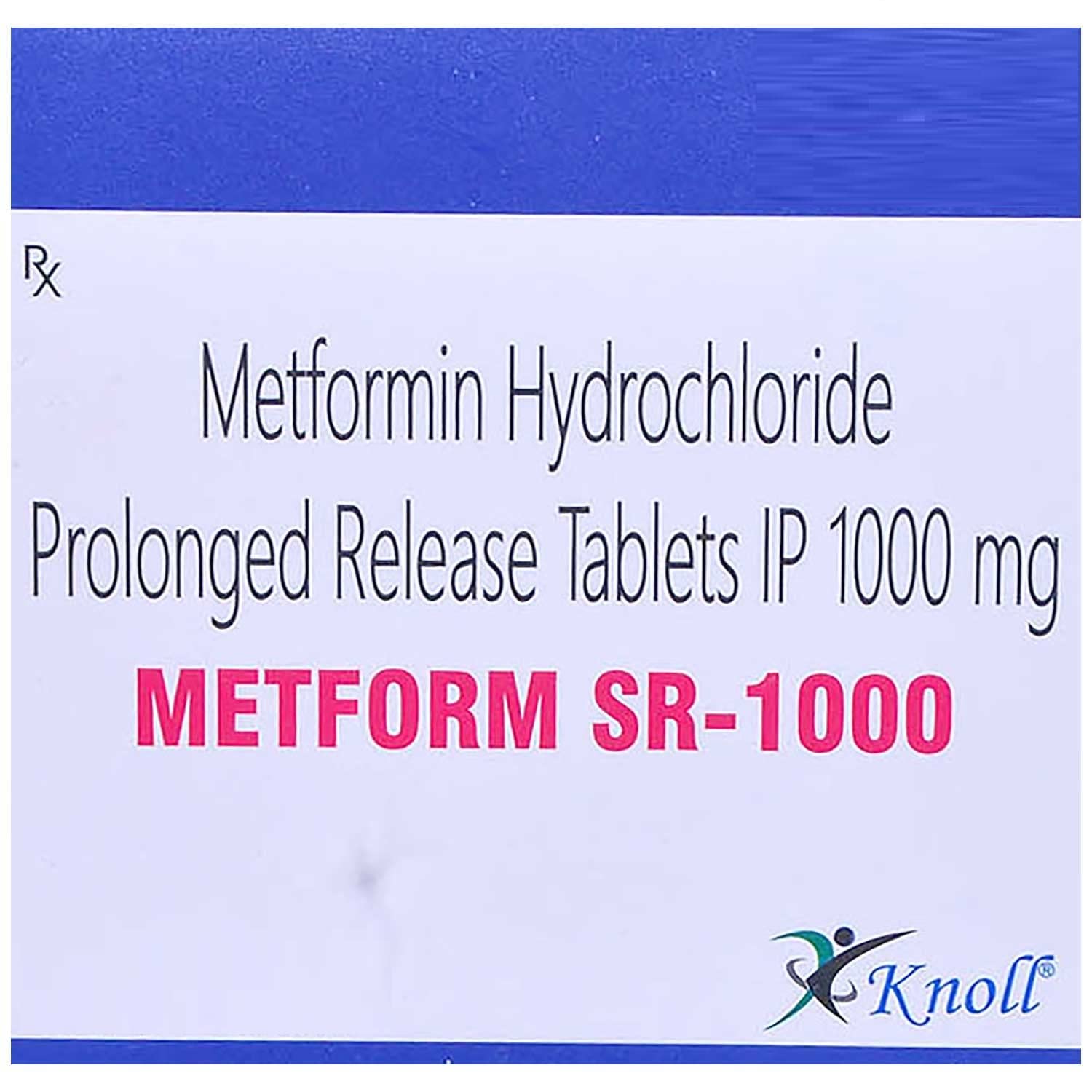 METFORM SR 1GM - Strip of 10 Tablets : Amazon.in: Health & Personal Care