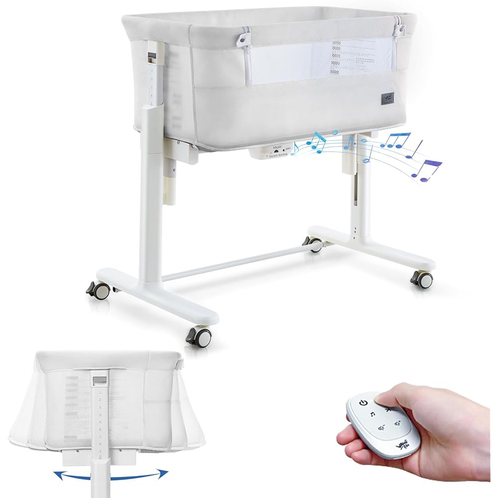 $40/mo - Finance VaVaSoo Rocking Bassinet for Baby Automatic Bedside ...