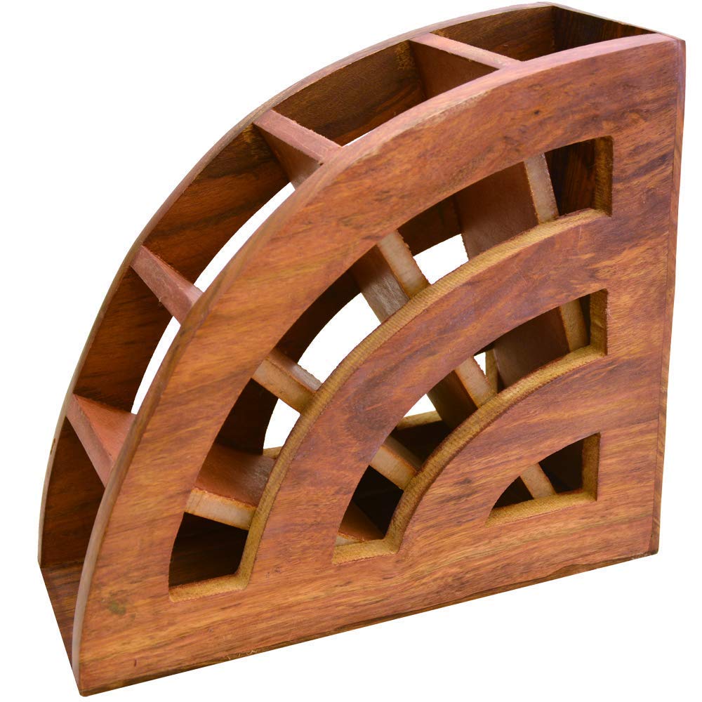 santarms Handmade Remote Control Wooden Stand (18x20x8) cm - Remote ...