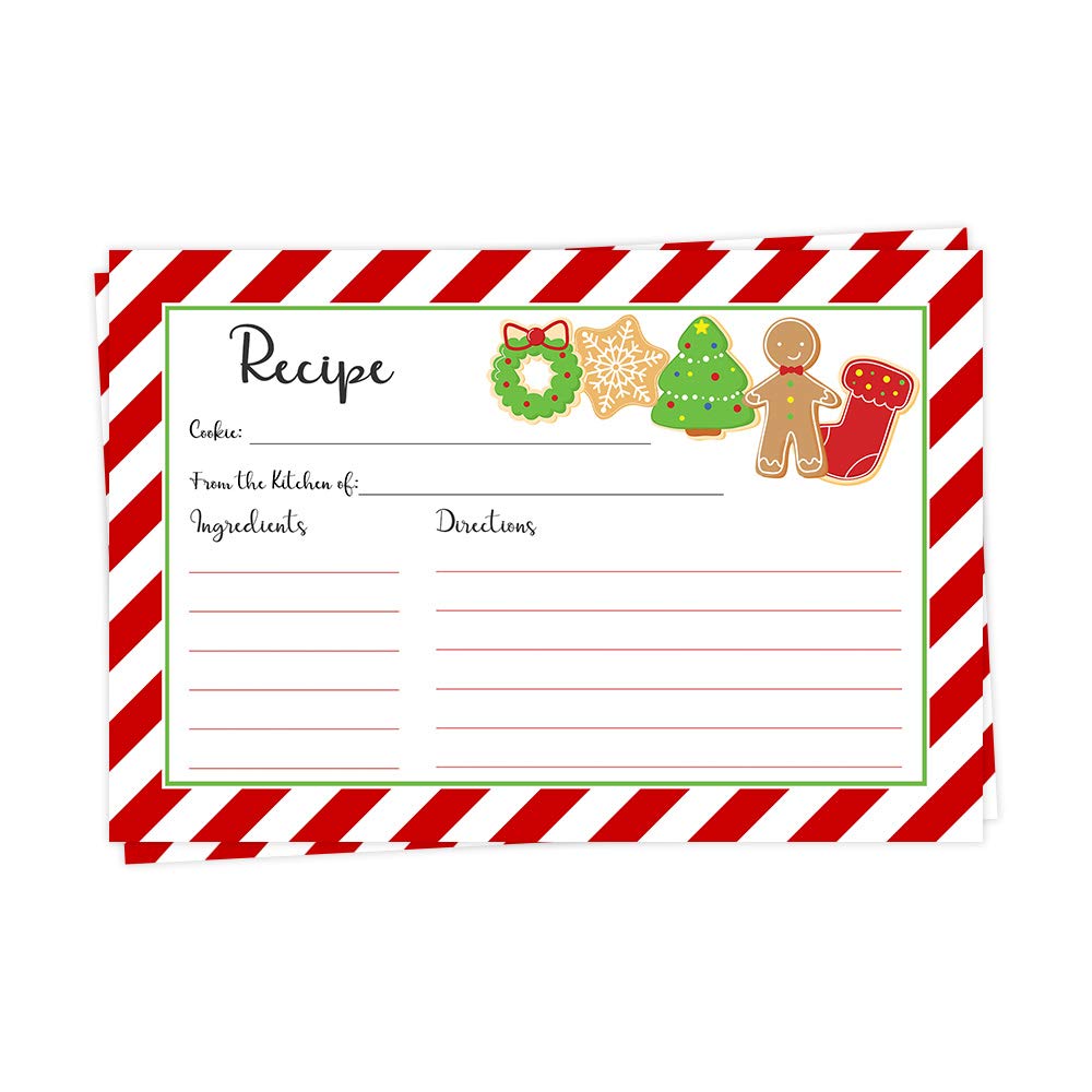 Cookie Recipe Card