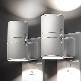 Amazon.com: L LOHAS LED Bright Night Light, Night Lights Plug into Wall ...