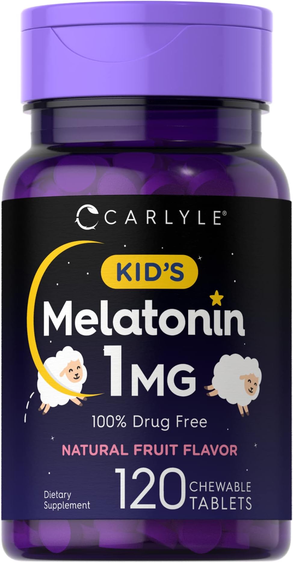 Amazon.com: FREEDA Melatonin 1 mg Sugar Free Chewable Tablet - Adult ...