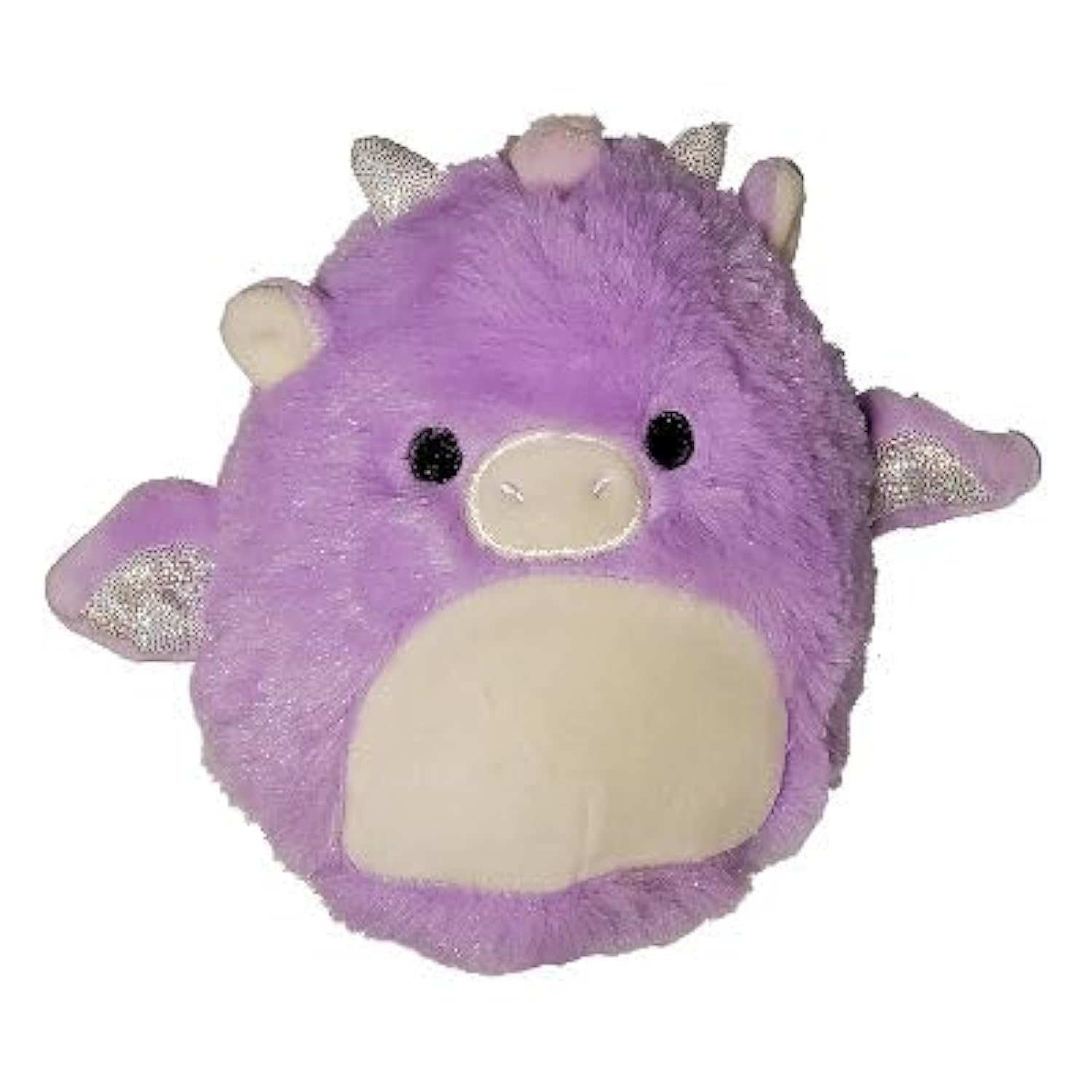Amazon.com: Squishmallows 5"" Fuzzamallows Dina The Dragon, Small ...