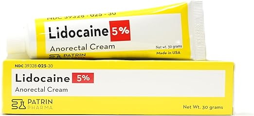 Amazon.com: PATRIN PHARMA Maximum Strength Lidocaine 5% Anorectal Cream ...