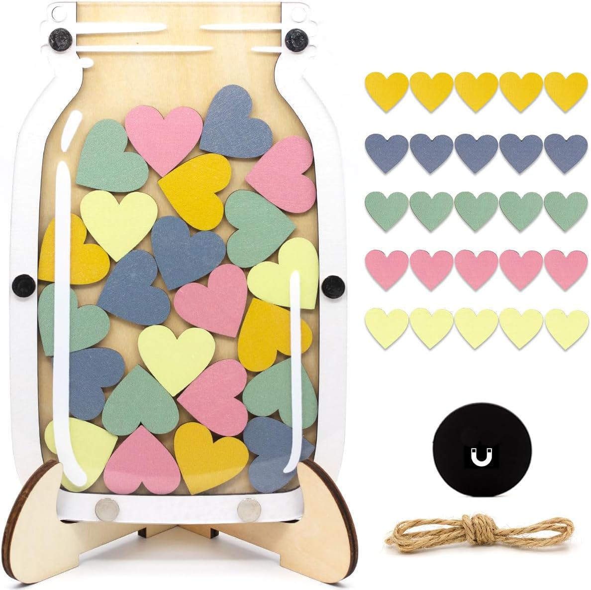 Amazon.com : Magnetic Reward Jar, Magnetic Star Jar Reward System ...