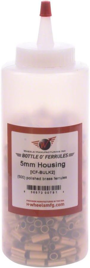 Amazon.com : Wheels Manufacturing Icf-Bulk-2 5.0Mm Brass Brake Ferrules ...