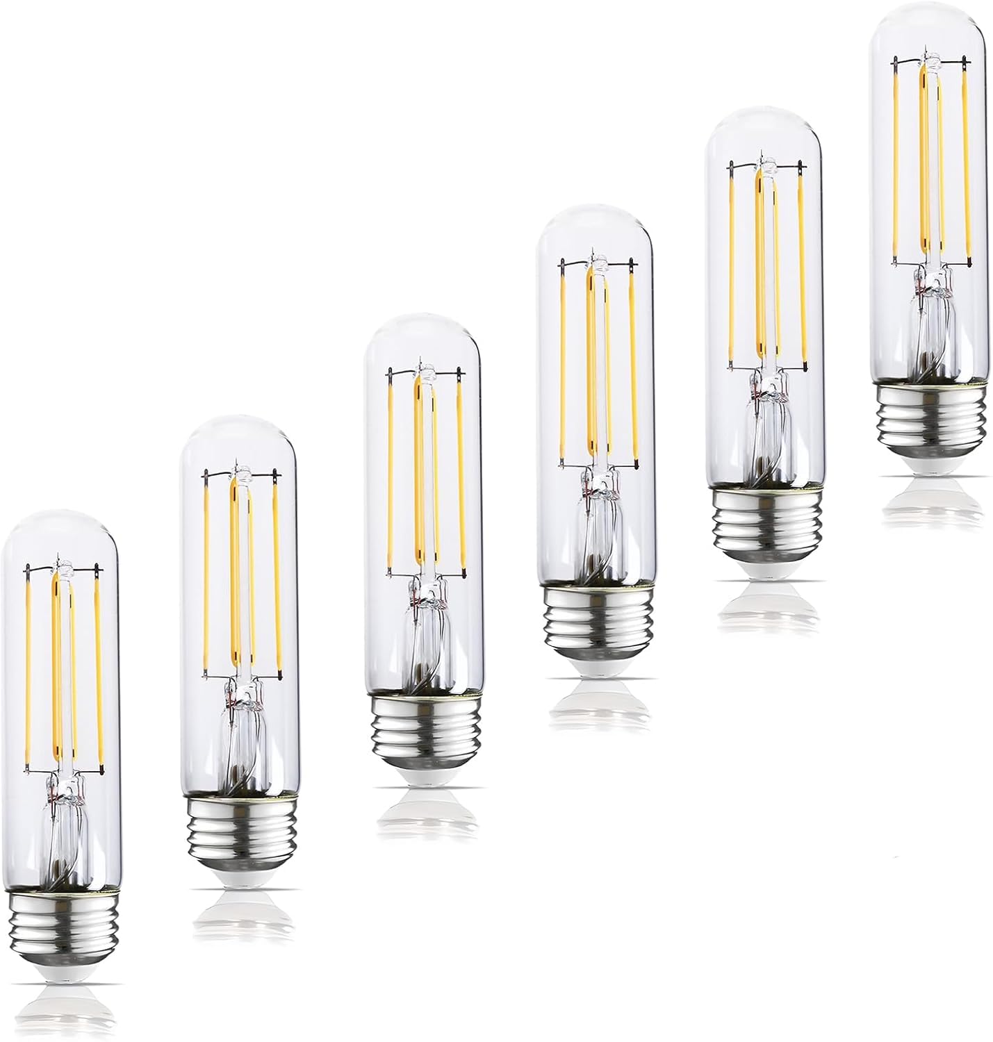 winsaLED Dimmable T10 led Bulb E26 Led Bulb 60 Watt Equivalent,Vintage ...