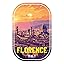 Sunrise Italy Florence City Sticker - Waterproof Durable Adhesive UV ...