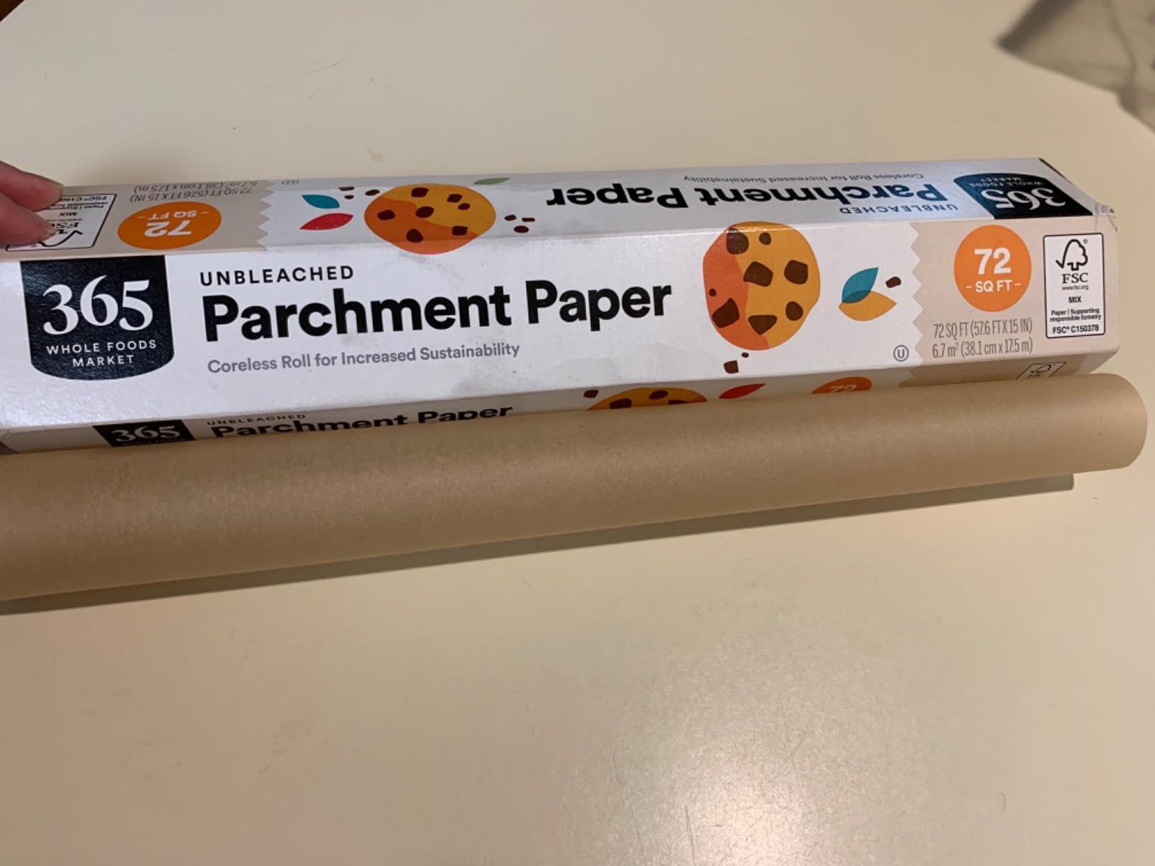 Amazon.com: 365 by Whole Foods Market, Unbleached Parchment Paper, 72 ...