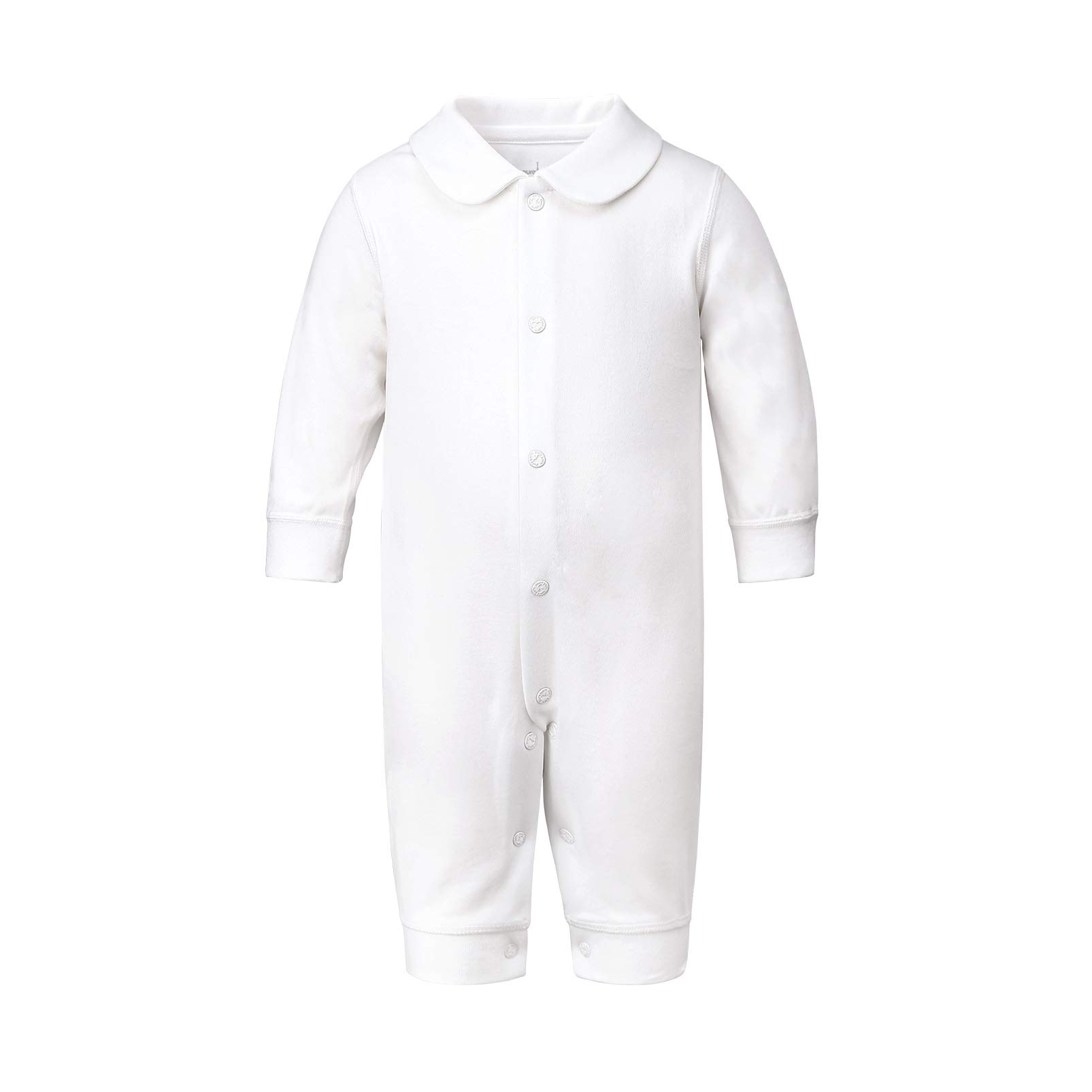 Amazon.com: pureborn Unisex Baby Jumpsuit Infant Boys Girls Cotton ...