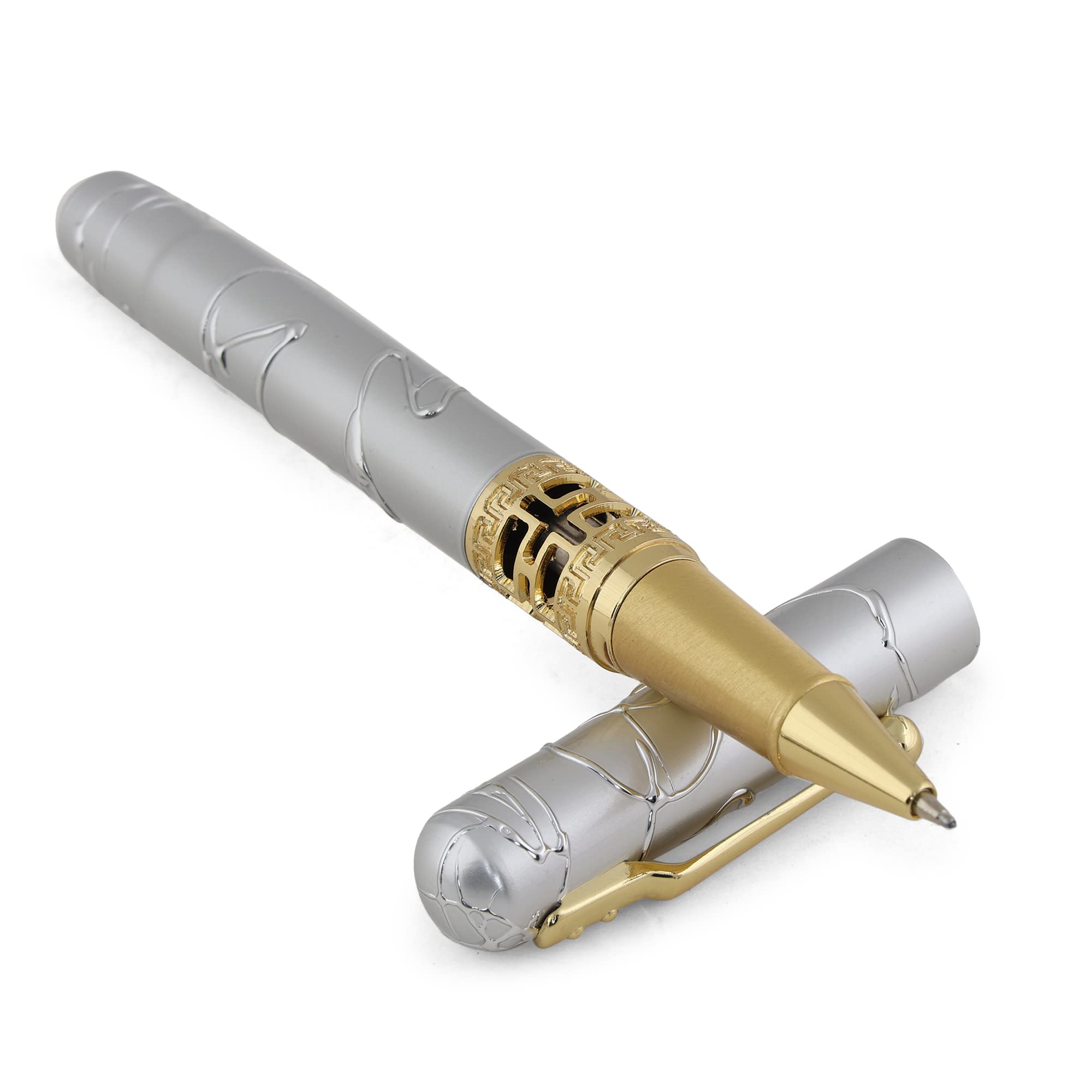 crewtone 5041 Esthetic Stunning Luxury Roller Ball Pen, Chrome Metal ...