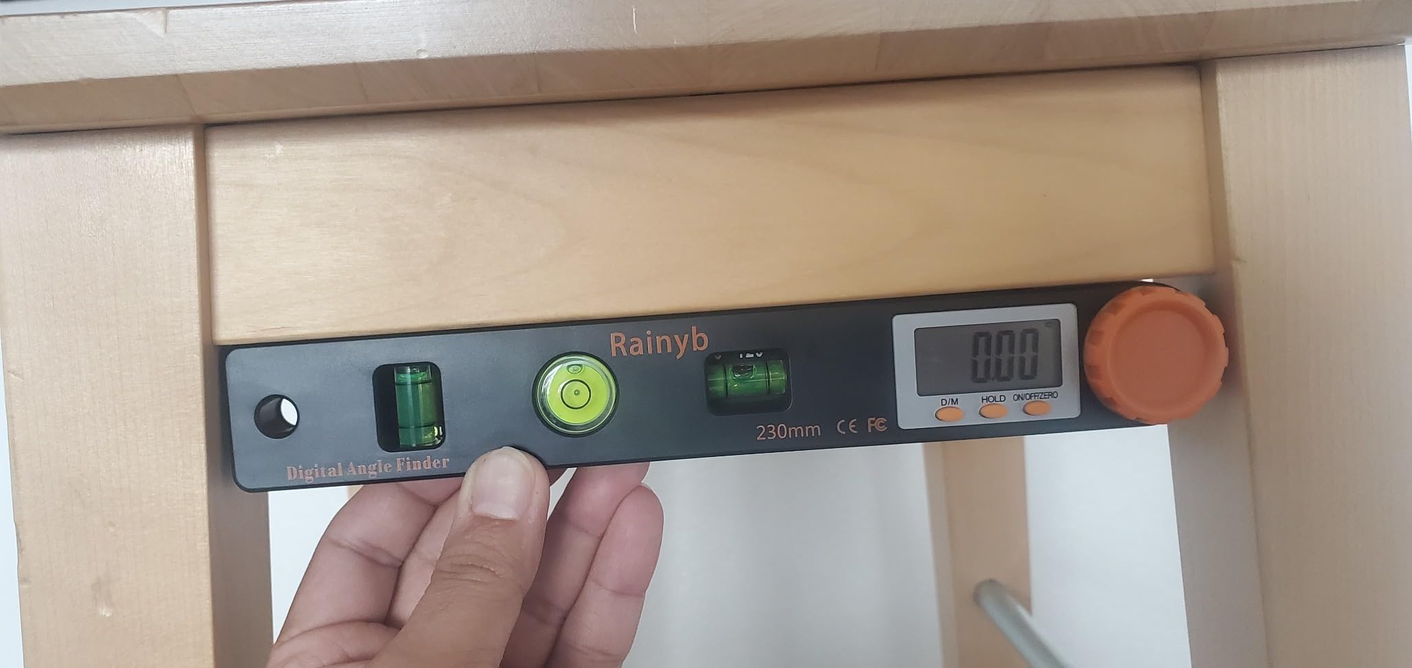 $3/mo - Finance Rainyb Digital Angle Finder Tool 7inch 0-360 degree LED ...