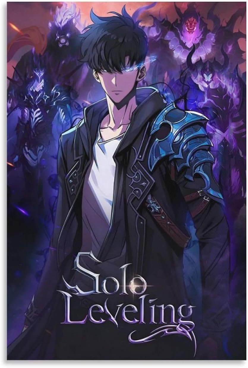 Amazon.com: Solo Leveling Anime Posters 1 Wall Art Decor Print Picture ...
