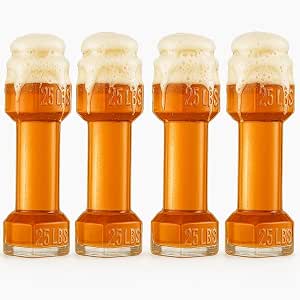 Dumbbell Beer Glasses, Giant Lifting Beers 26oz Glass | Large ...
