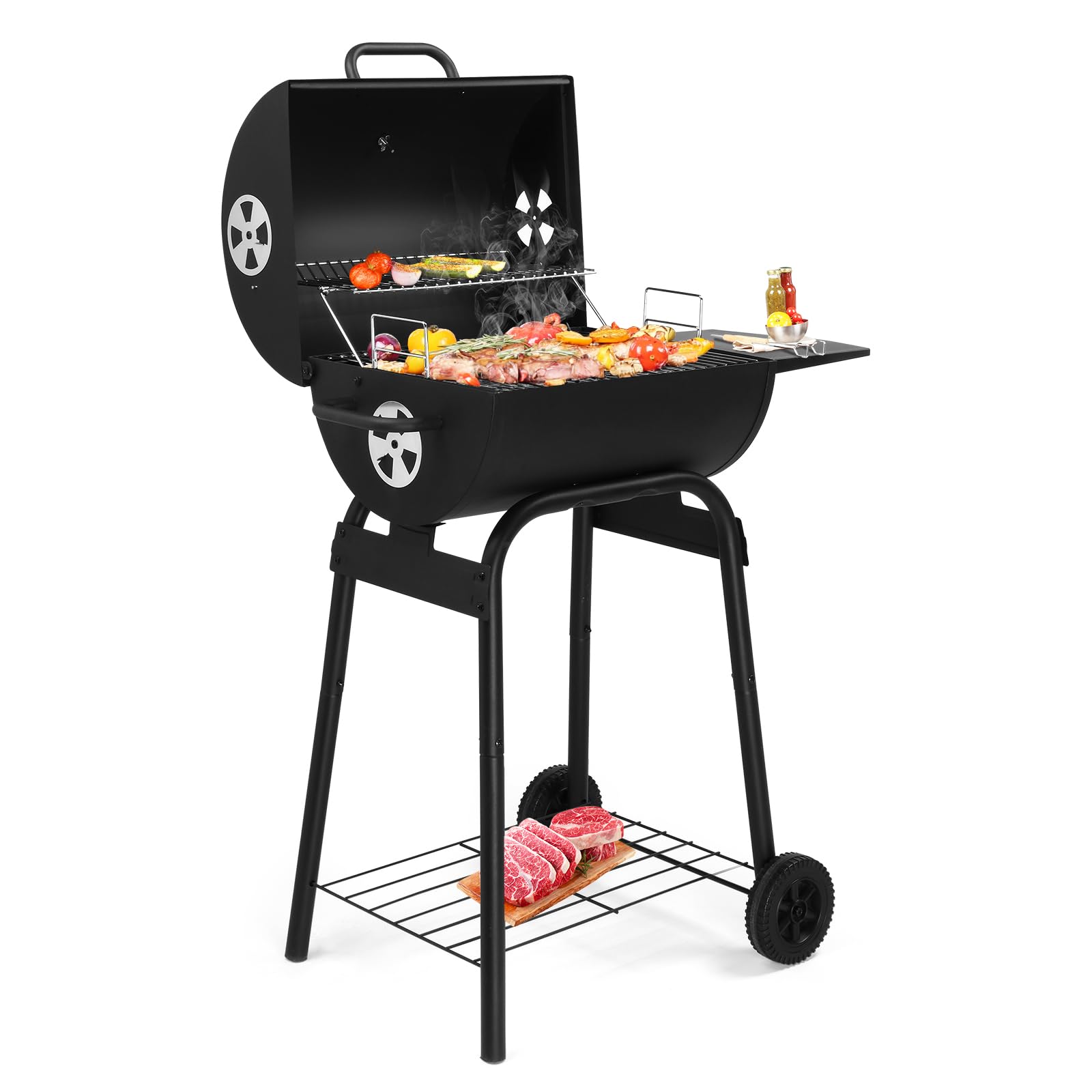 Amazon.com: Outvita Charcoal Grills Outdoor BBQ Grill with 500 SQ.IN ...