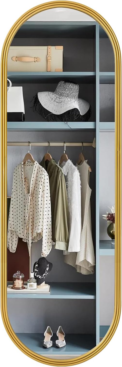 Amazon.com: Habitat Decor 60-in by 20-in Penelope Gold Oval Linear ...