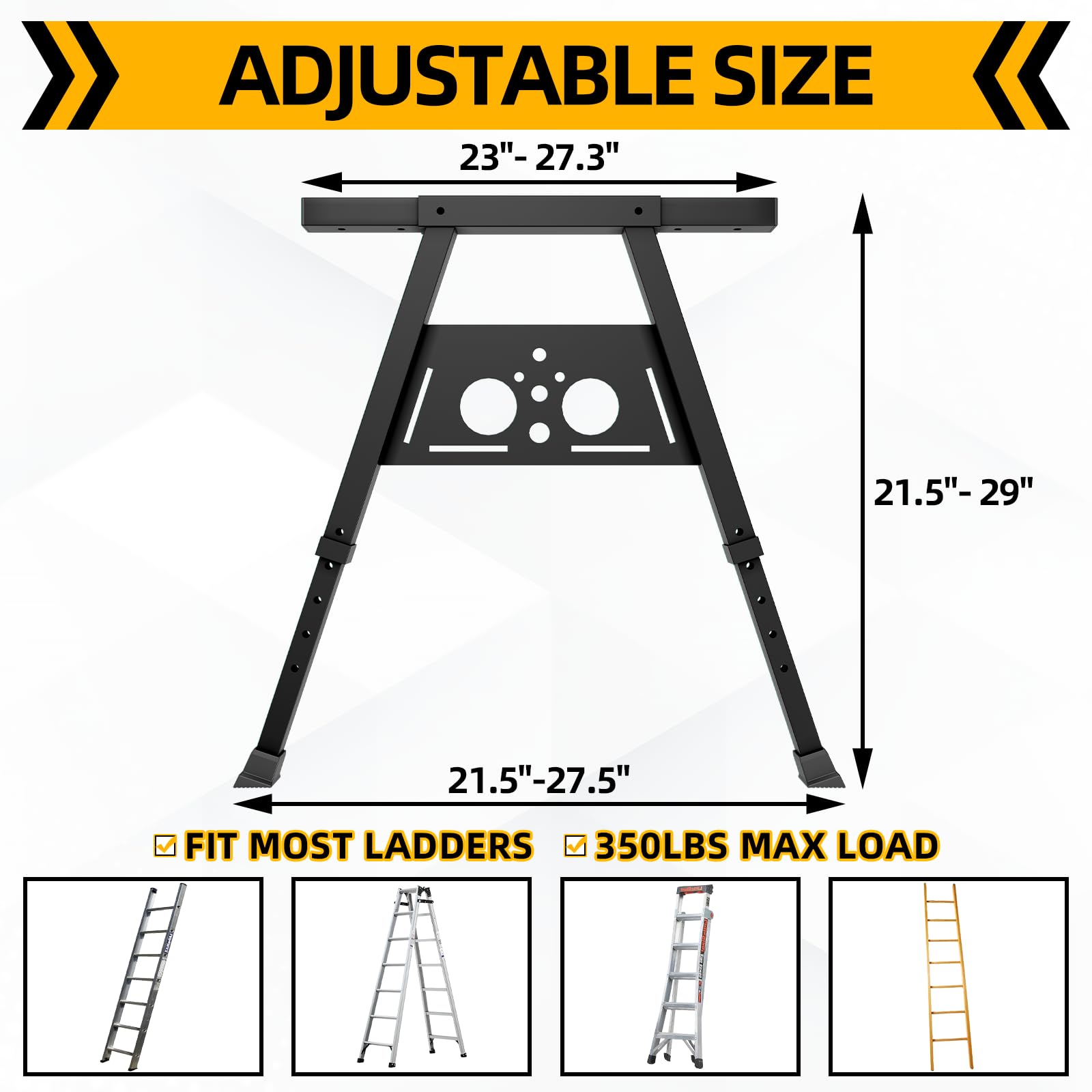 Snapklik.com : Ladder Stabilizer Adjustable Length,Ladder Standoff For ...