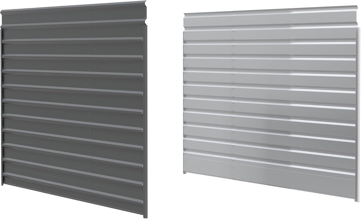 Amazon.com: Arrow 15' x 9' Two-Sided Carport Enclosure Wall Kit for 7 ...