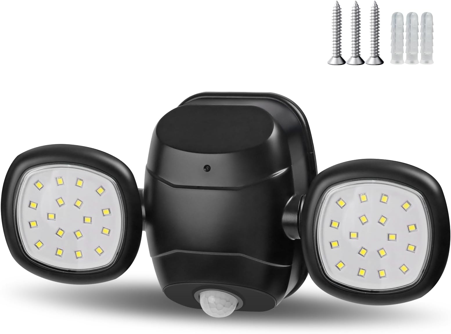 NICREW Battery Powered Outdoor LED Security Light 1 Pack, PIR Motion ...